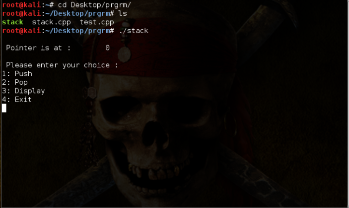 Program To Implement Stacks Using Structures In Cc Programming Buffercode 8767
